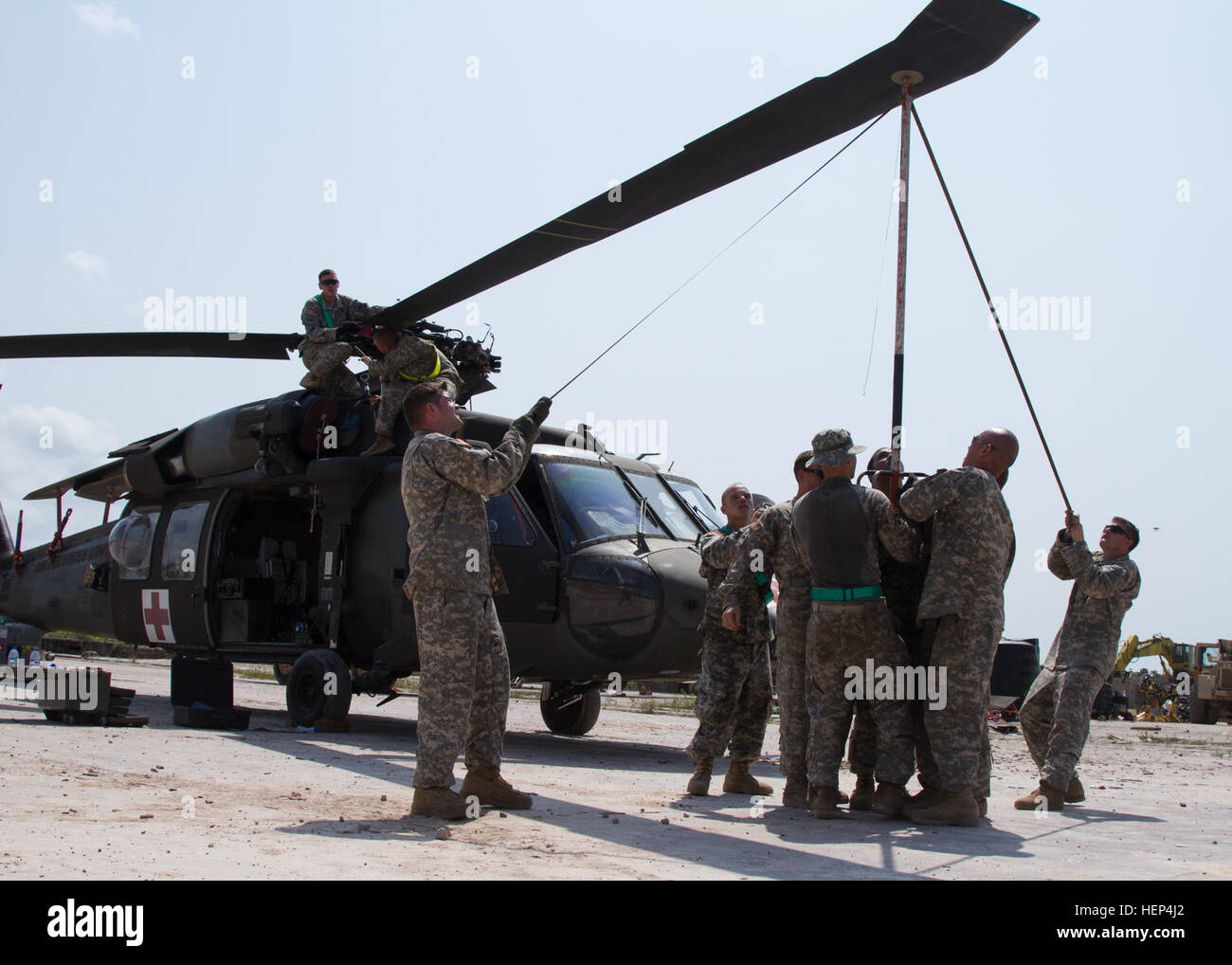 Soldiers with the 2nd Battalion, 501st Aviation Regiment, 1st Combat ...