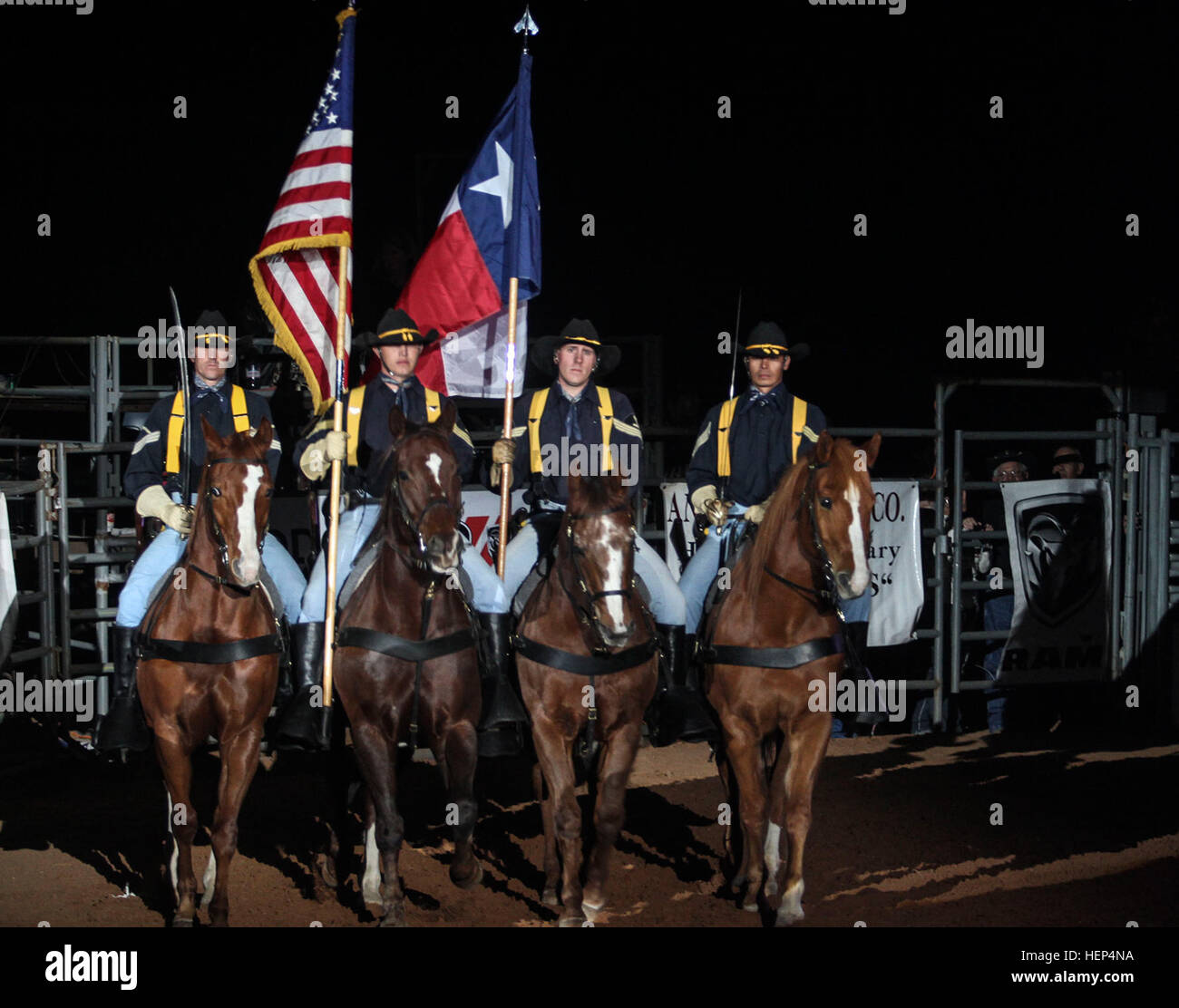 Soldiers assigned to 1st Cavalry Division Horse Cavalry Detachment ...