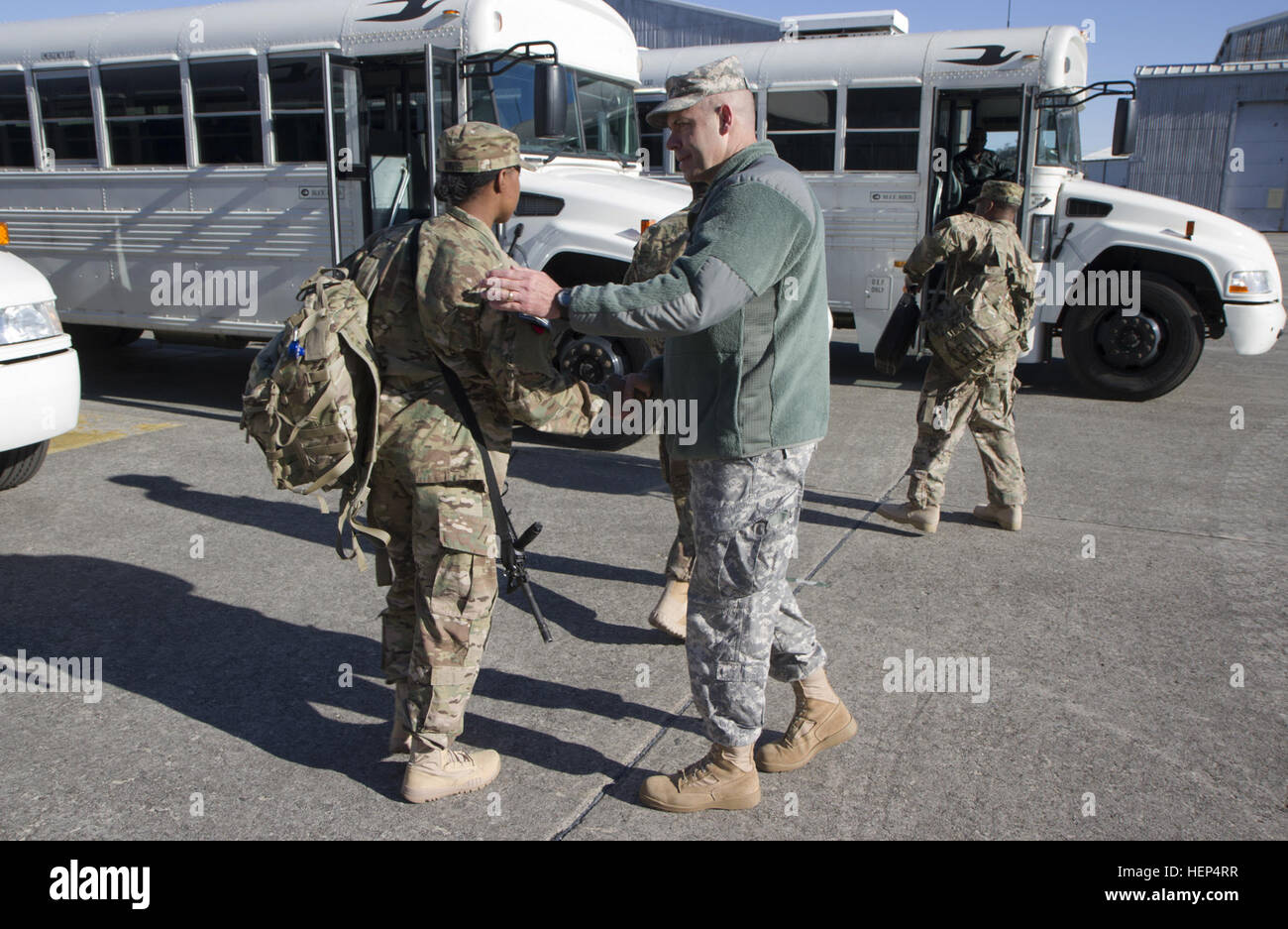 Col. John D. Kline, commander, 3rd Combat Aviation Brigade, bids ...