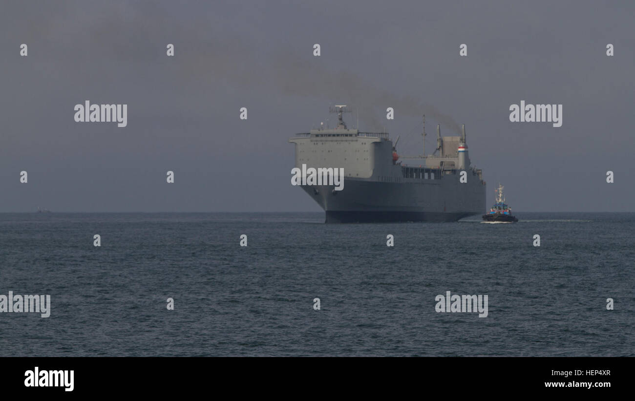 The Cape Race approaches the Liberian National Port Authority’s Port of ...