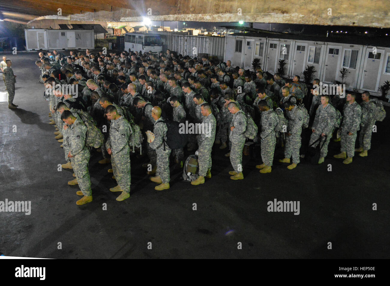 Service members deployed in support of Operation United Assistance ...