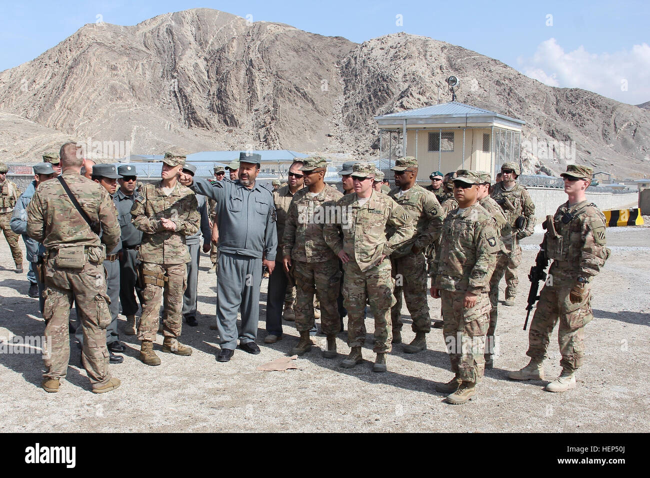 The commander of the Nangarhar police Regional Logistics Center ...