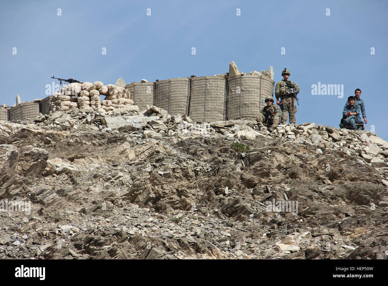 Soldiers from the 3rd Brigade Combat Team, 101st Airborne Division (Air ...