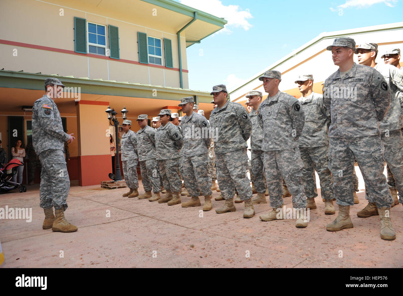 Twenty one Soldiers assigned to the 1st Mission Support Command, U.S ...