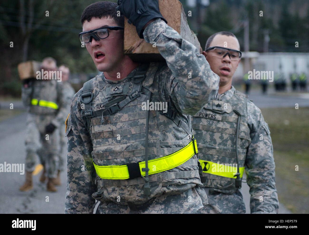 Pfc. Lucas Tucker, combat engineer, 571st Sapper Company, 864th ...