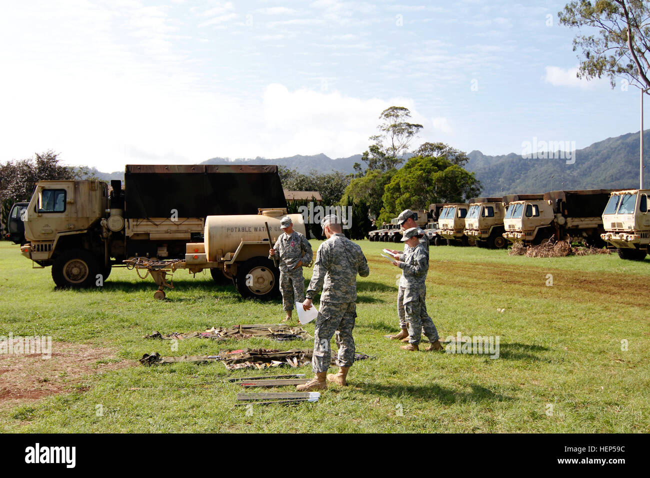 Soldiers with 130th Engineer Brigade, 8th Theater Sustainment Command ...