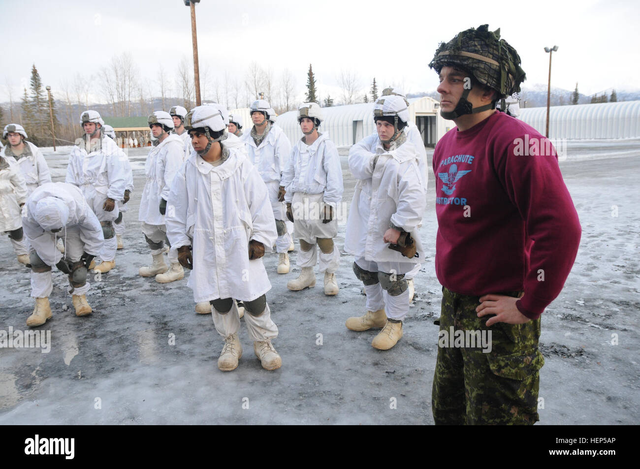 Sgt. John Prior, a jump master and parachute instructor with the ...