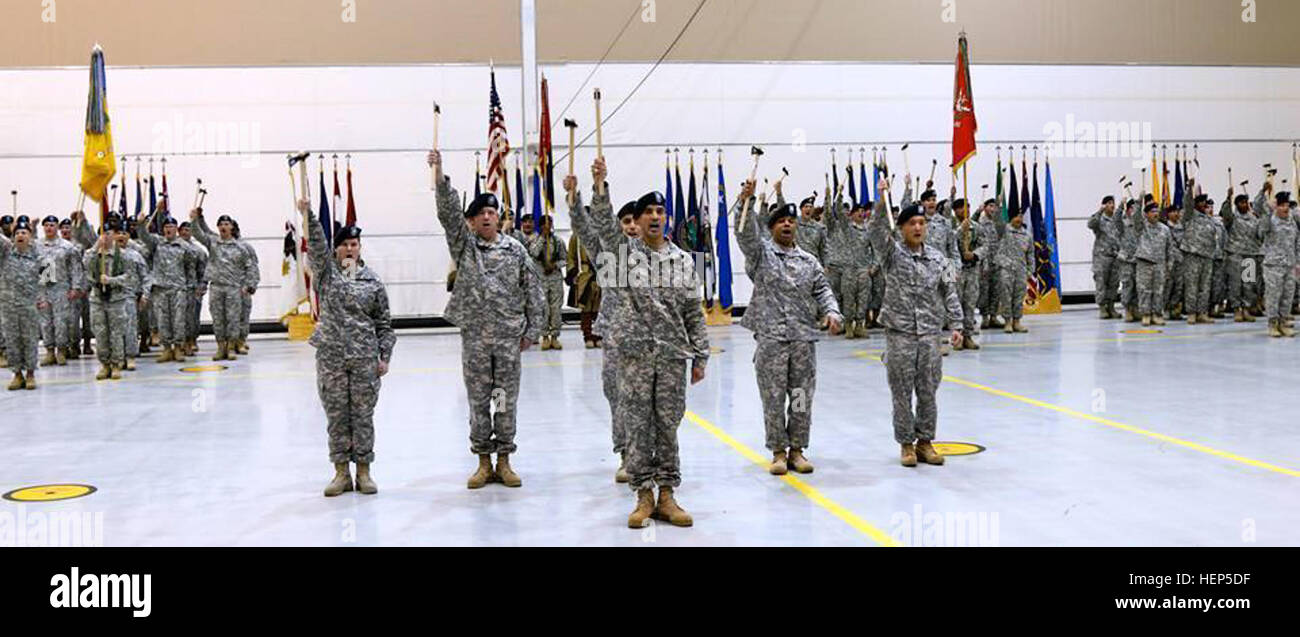 Maj. Voelkel leads the 3rd Brigade "Patriots" in their traditional ...