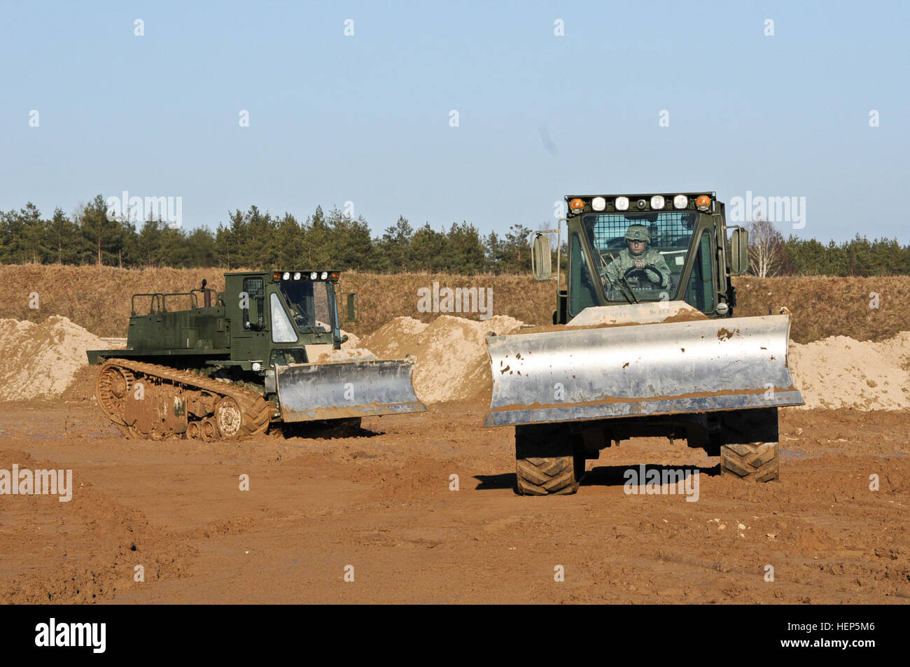 Troopers assigned to Regimental Engineer Squadron, 2nd Cavalry Regiment ...