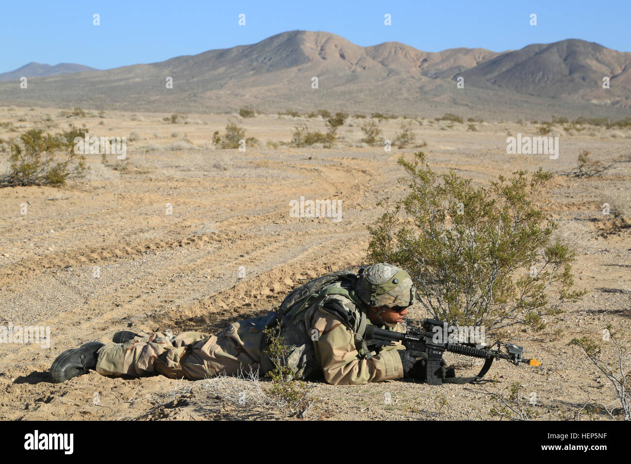 A U.S. Army Soldier from 1st Battalion, 8th Cavalry Regiment, 2nd ...