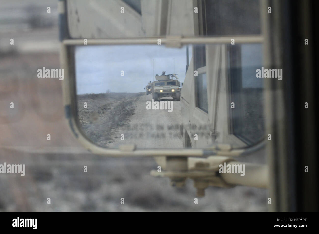 One-by-one the vehicles of a convoy from Headquarters and Headquarters ...