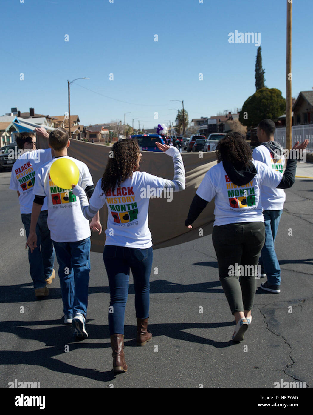 Local teens march on behalf of Fort Bliss' Milam Youth Activity Center ...