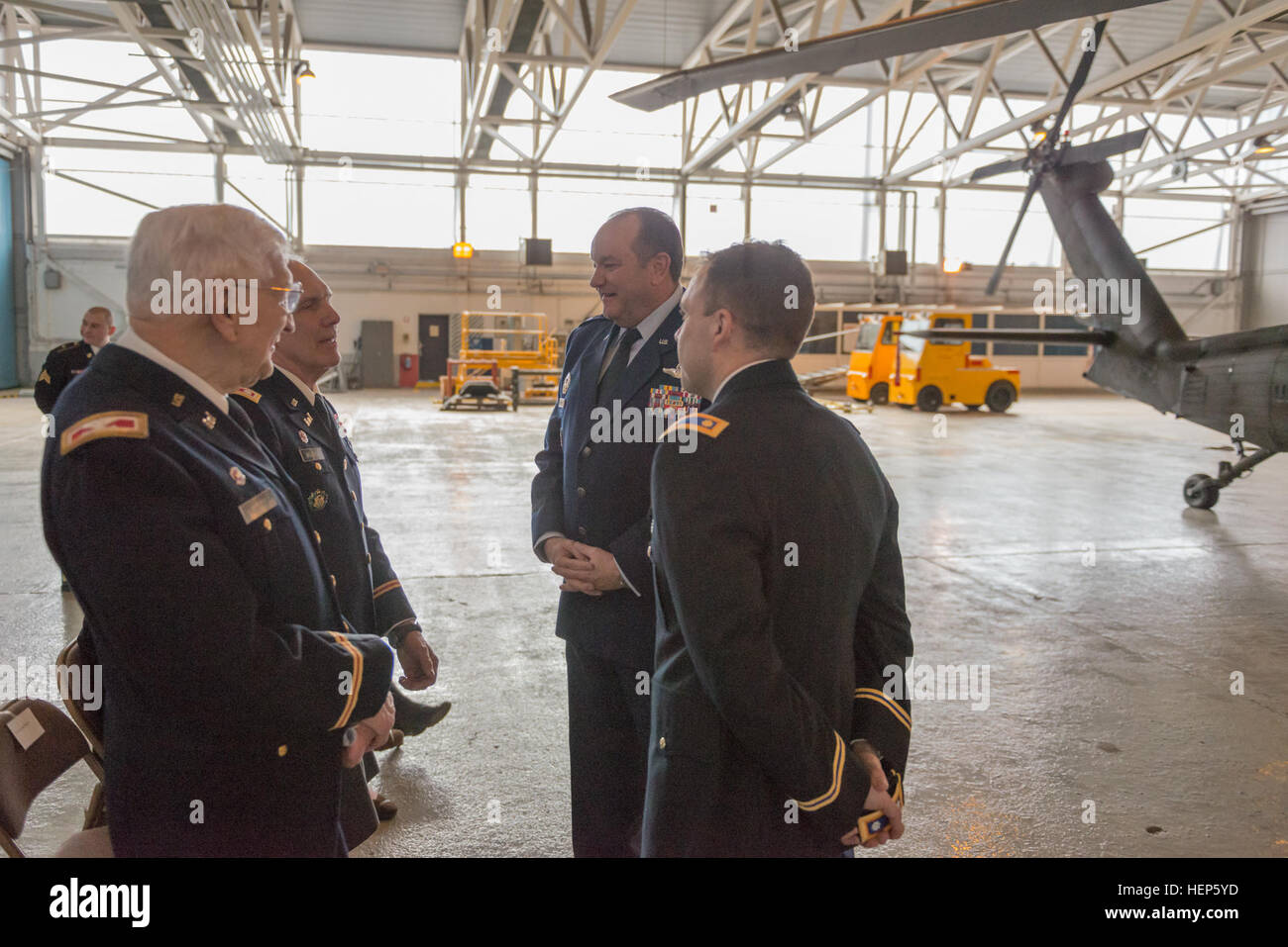 From left to right, retired U.S. Army Col. Walter Betley, 93, and ...