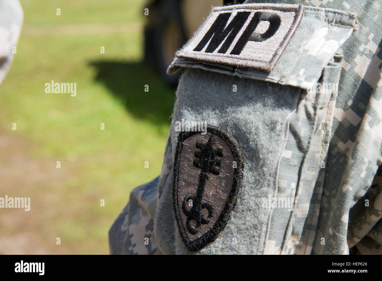 An Army Reserve Soldier assigned to the 377th Military Police Company ...