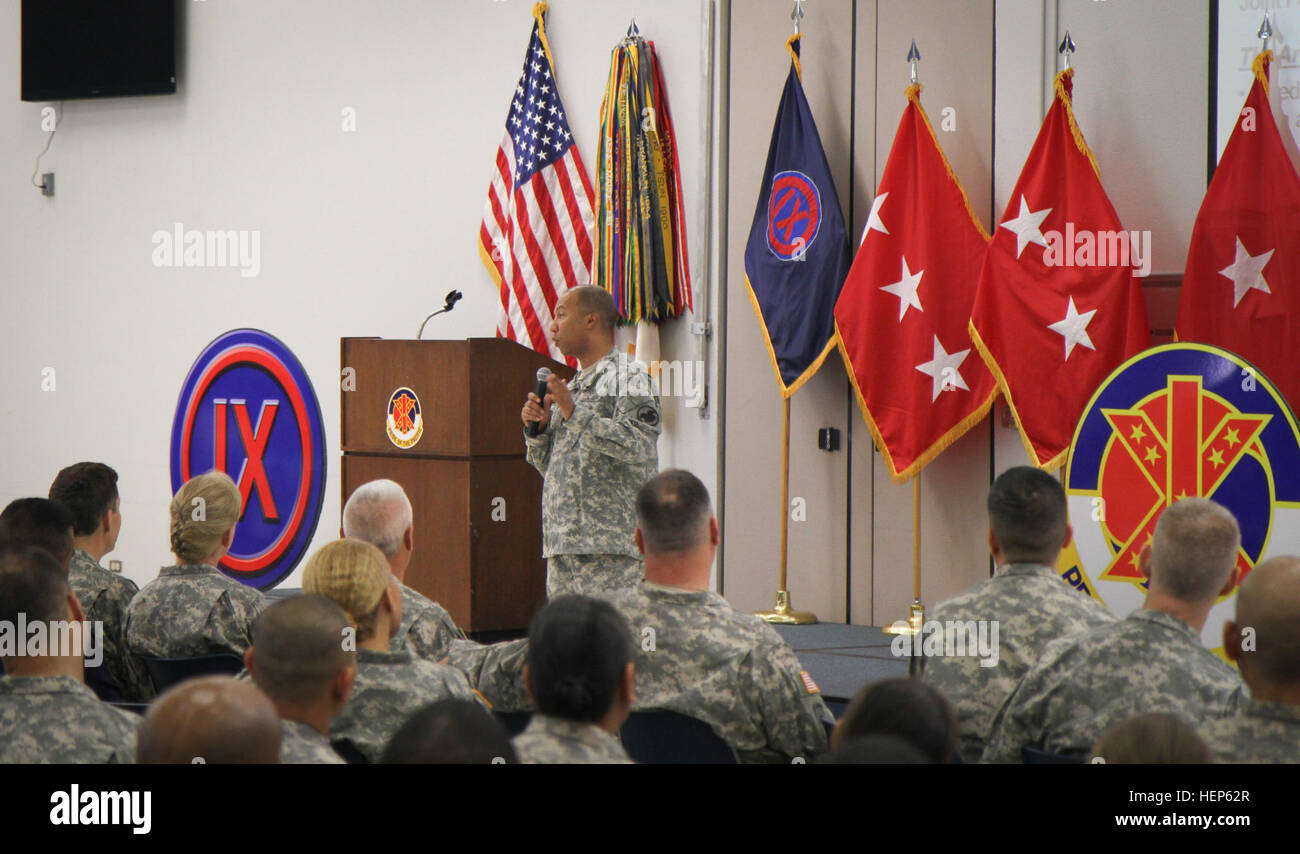 Command Sgt. Maj. Luther Thomas Jr., command sergeant major of the U.S ...