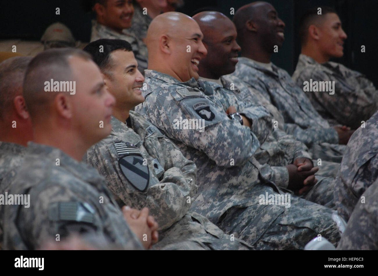 Soldiers enjoy comedy show: soldiers assigned to 2nd Battalion, 7th ...