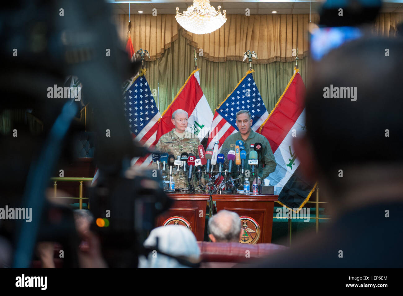 Gen. Martin Dempsey, left, chairman of the U.S. Joint Chiefs of Staff ...