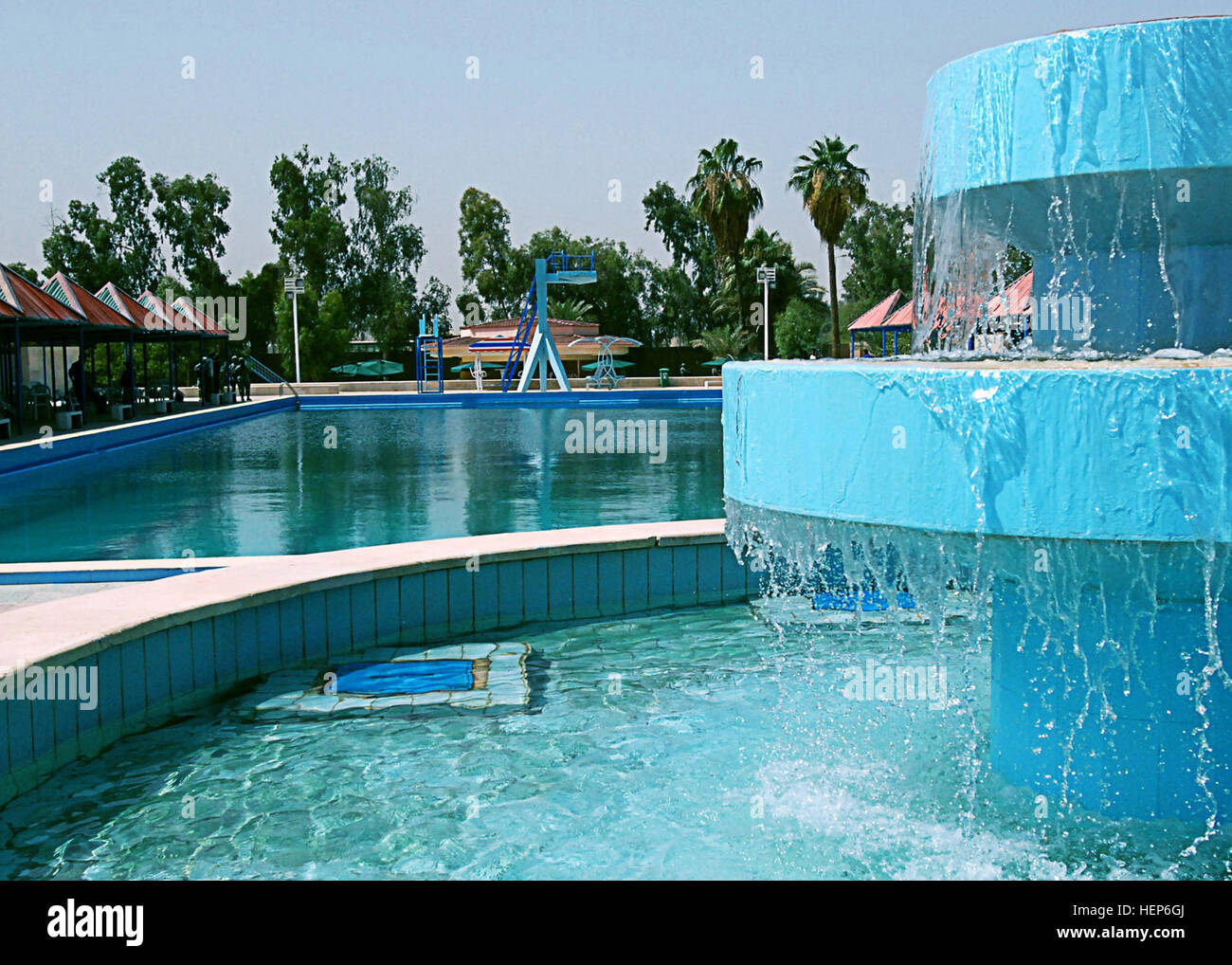 Zawra parks pool re opens after recent refurbishment hi-res stock ...