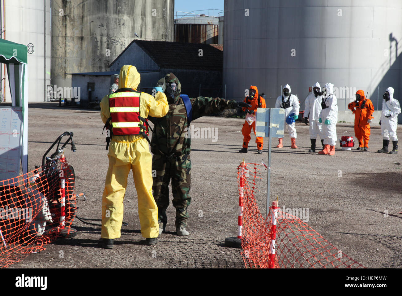 A combined sampling team of Soldiers from the 7th Civil Support Command ...