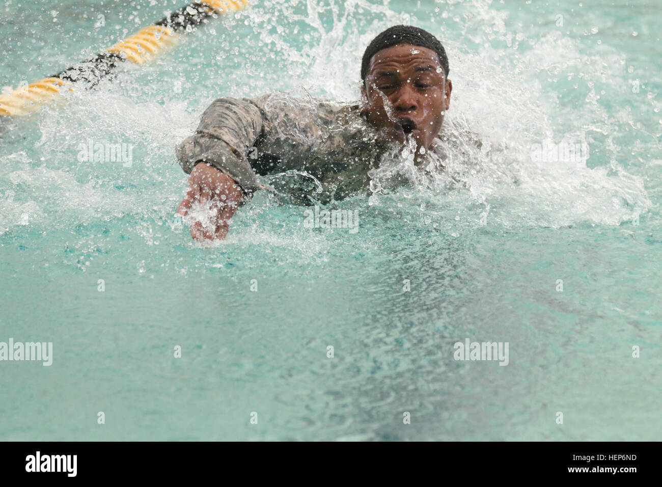 A paratrooper with the 122nd Aviation Support Battalion, 82nd Combat ...