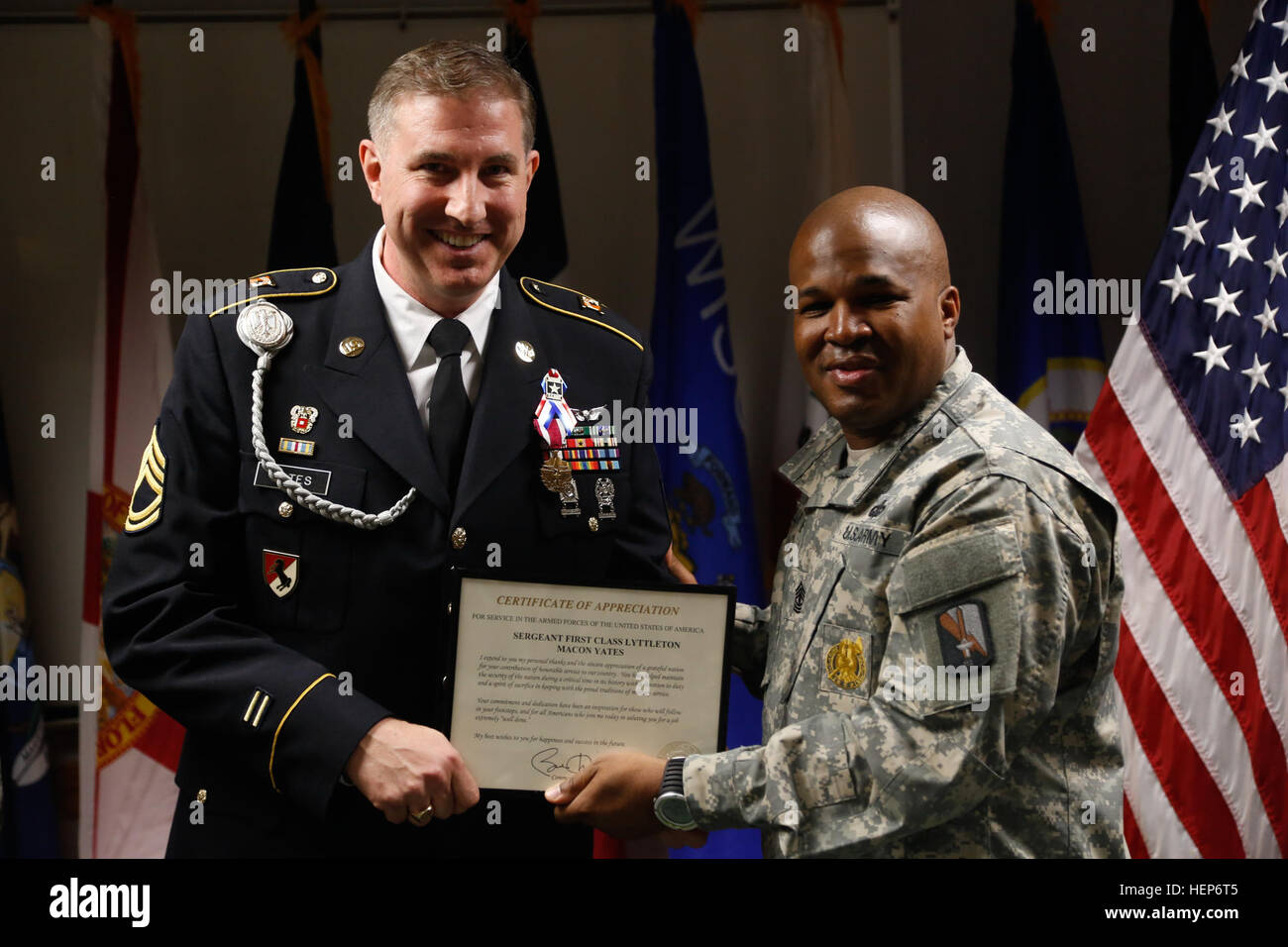 U.S. Army Sgt. 1st Class Lyttleton Yates, assigned to 55th Signal ...