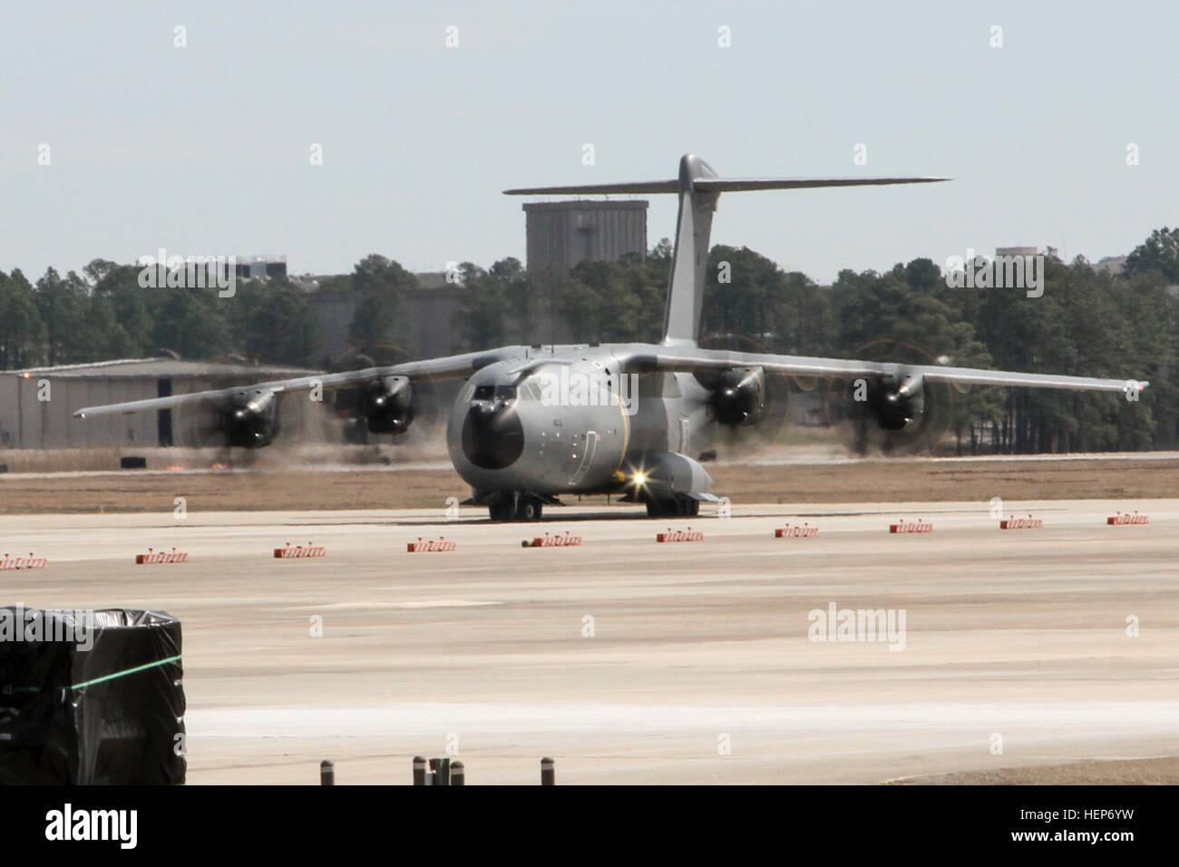 An A400M Atlas, the British Royal Air Force’s newest airlift aircraft ...