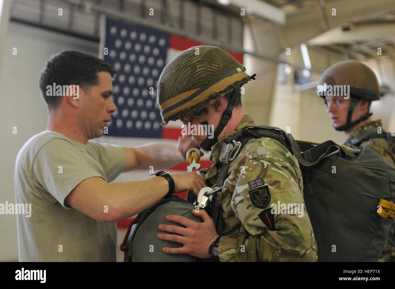 A jumpmaster from 2nd Brigade Combat Team, 82nd Airborne Division ...