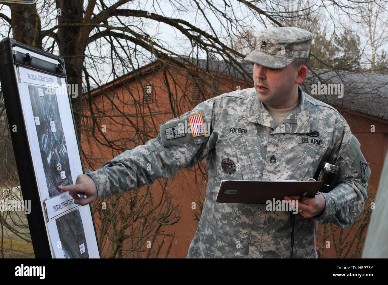 U.S. Army Sgt. 1st Class John Folger of Joint Multinational Readiness ...