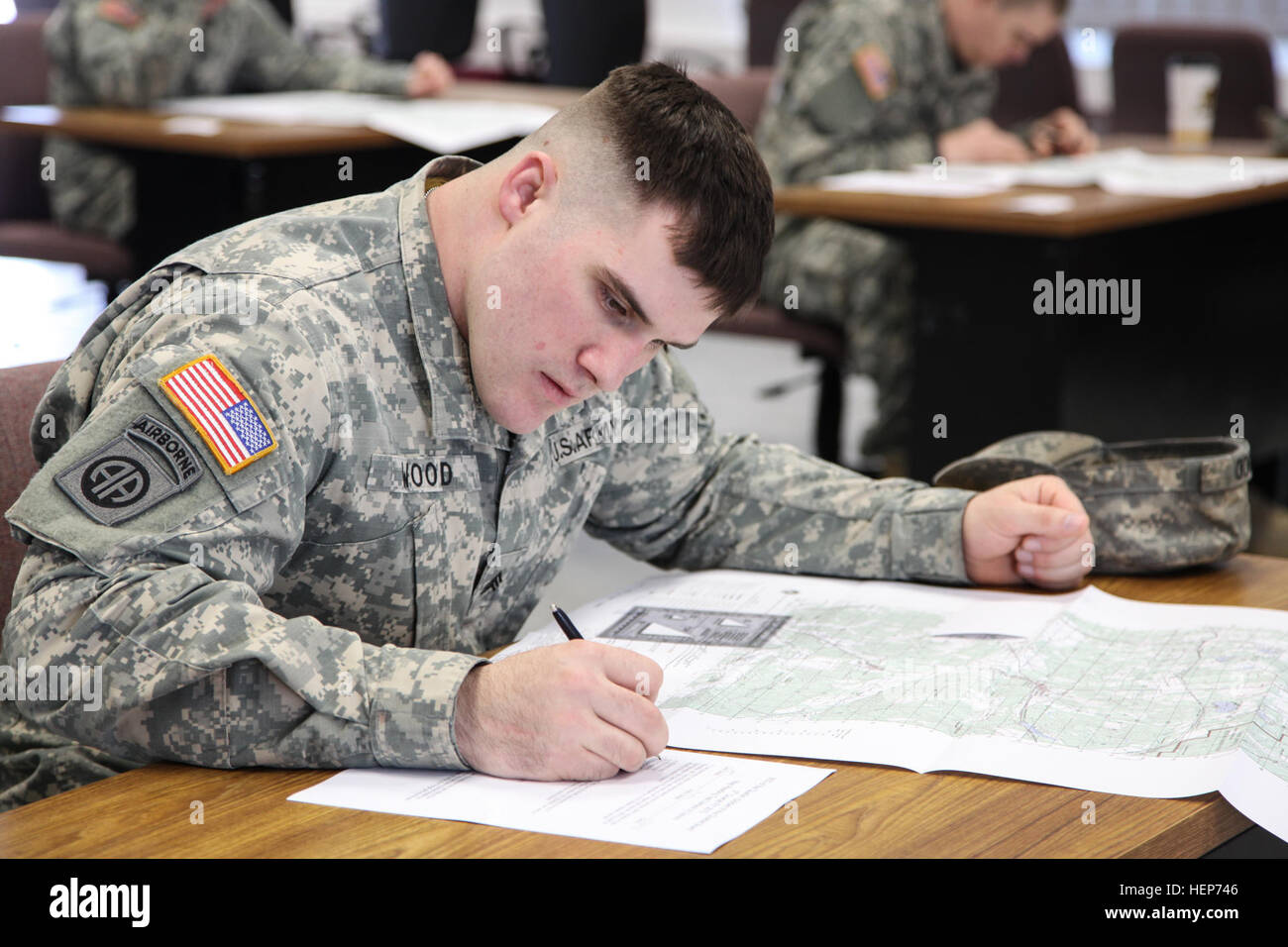 U.S. Army Sgt. Brandon Wood of Charlie Company, 1st Battalion, 4th ...