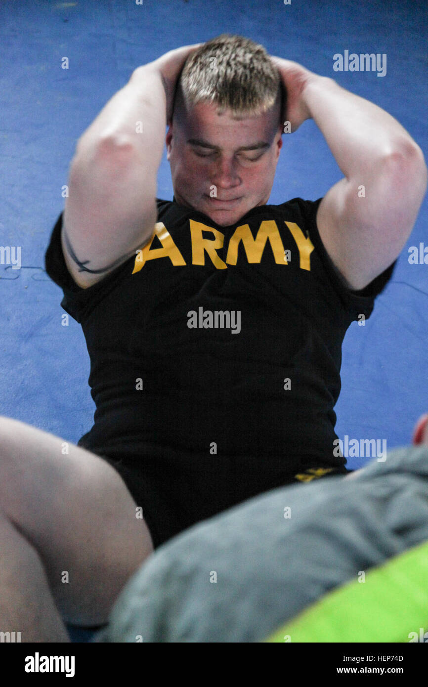 U.S. Army Spc. Brady Suit of Alpha Company, 1st Battalion, 4th Infantry ...