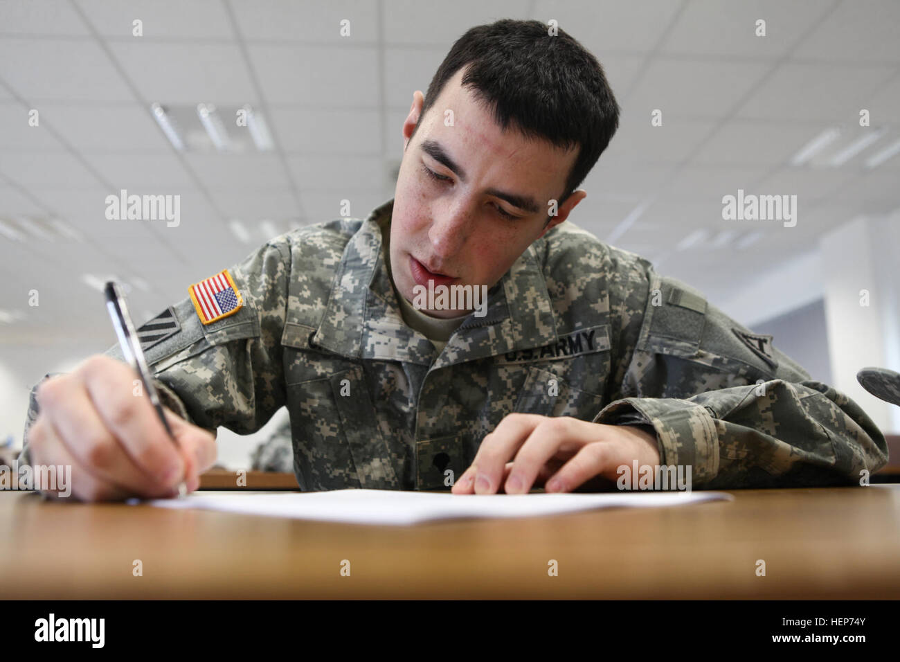 U.S. Army Spc. Brian Chaney of Viper Team, Joint Multinational ...