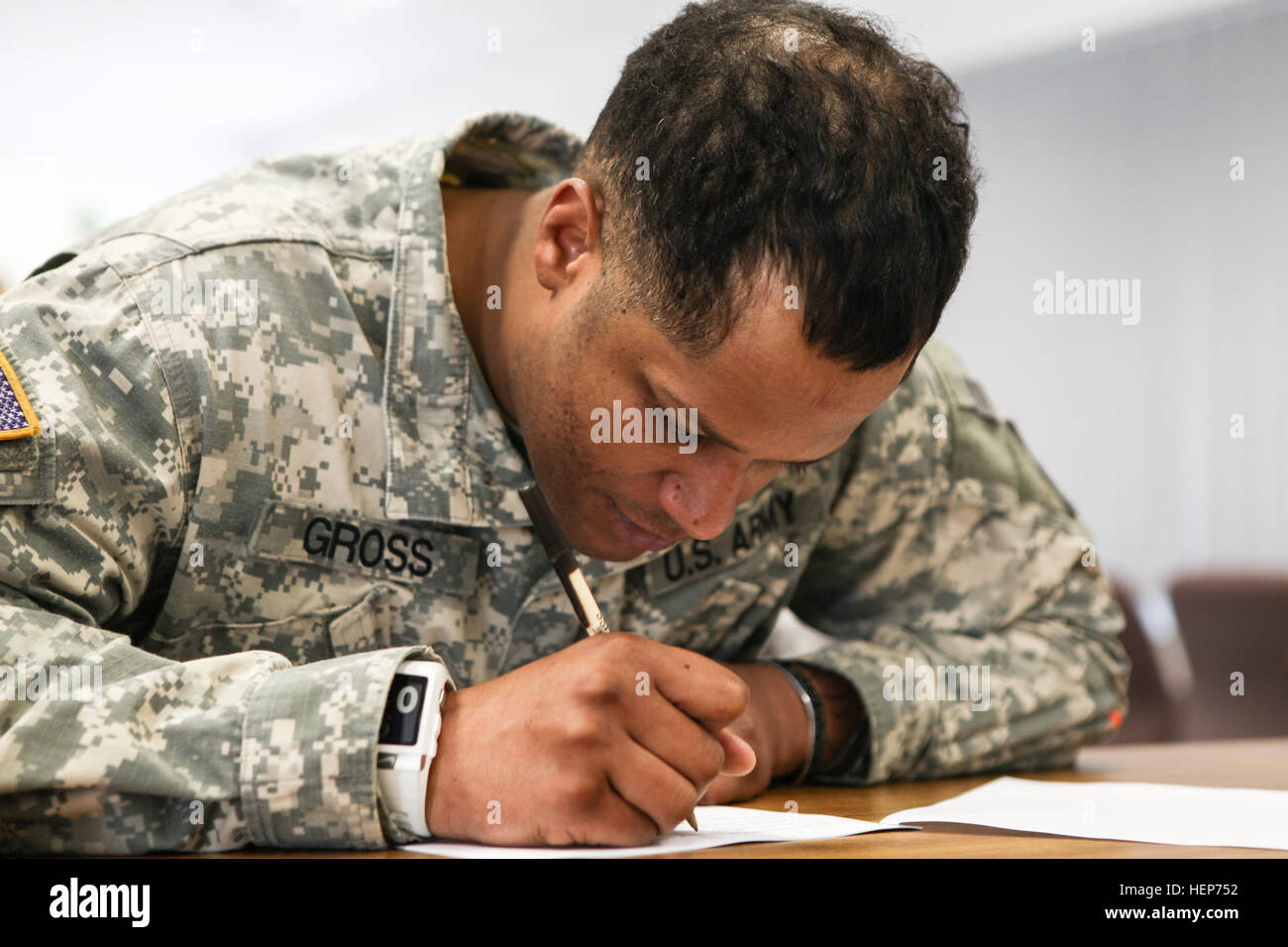 Battalion Soldier And Nco Of The Quarter High Resolution Stock ...