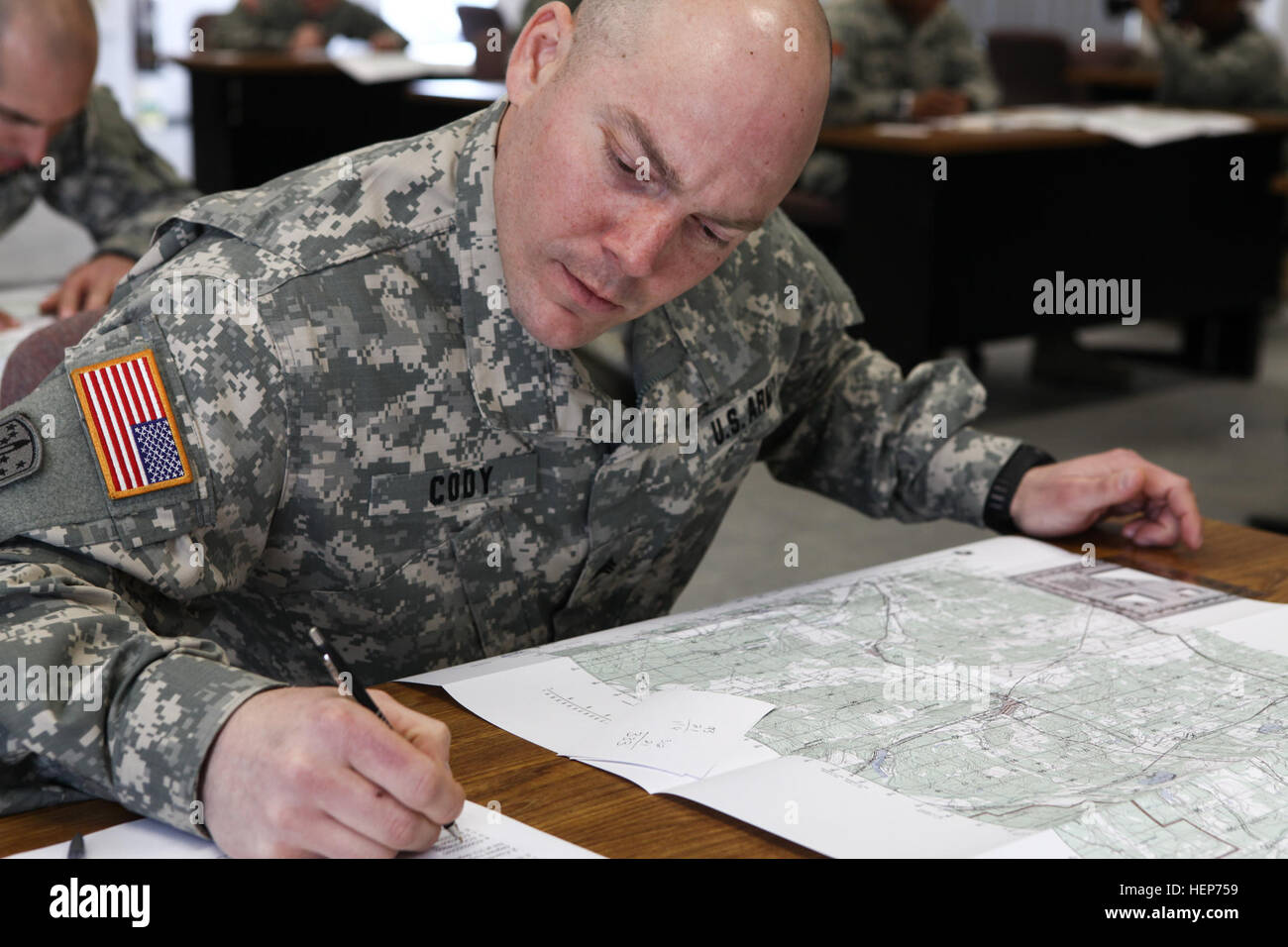 U.S. Army Sgt. Bryan Cody of Headquarters and Headquarters Company, 1st ...