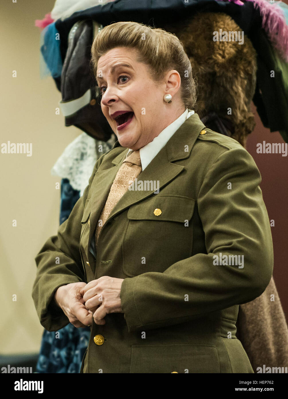 A one-woman performance at Fort Bragg depicts historical women ...