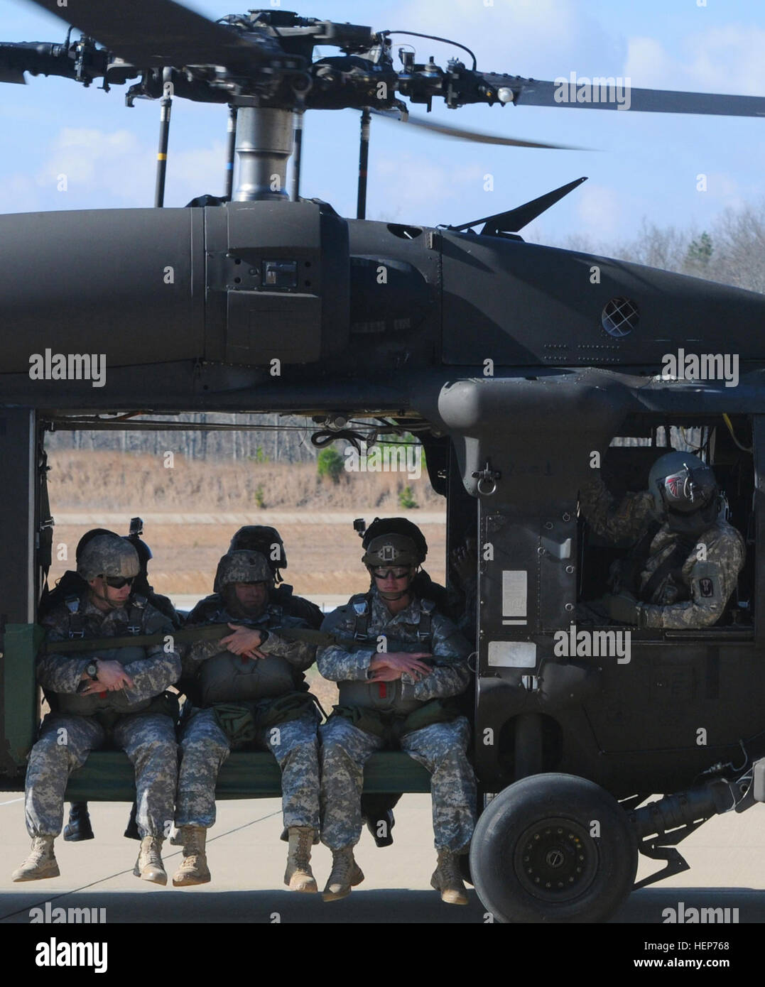 Multi-component, Multinational soldiers conduct airborne operations in ...