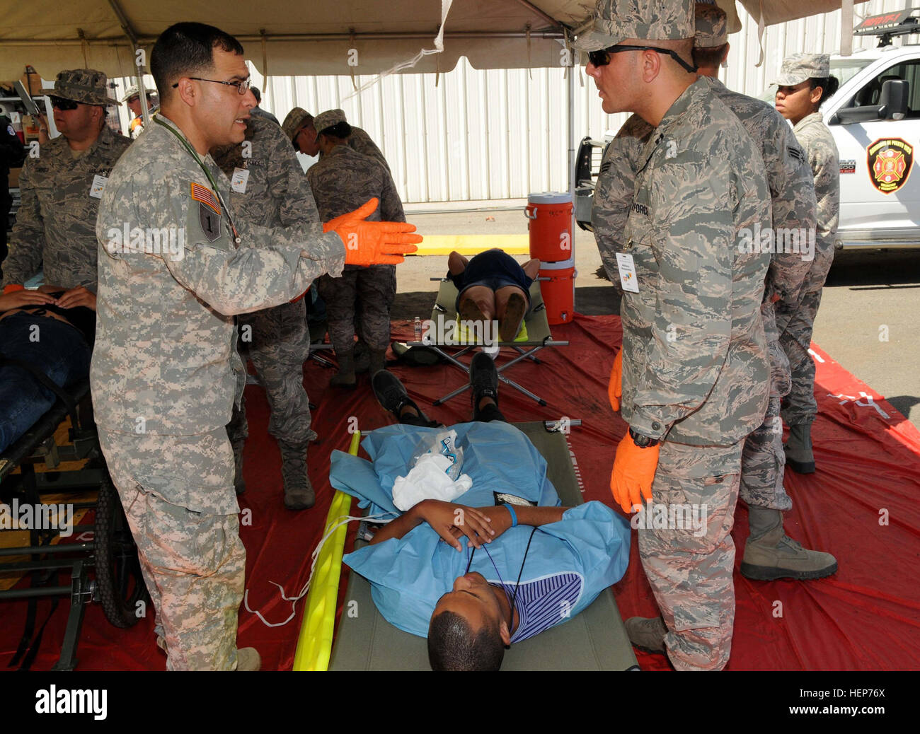 Members of the Puerto Rico National Guard Civil Support Team, Chemical ...