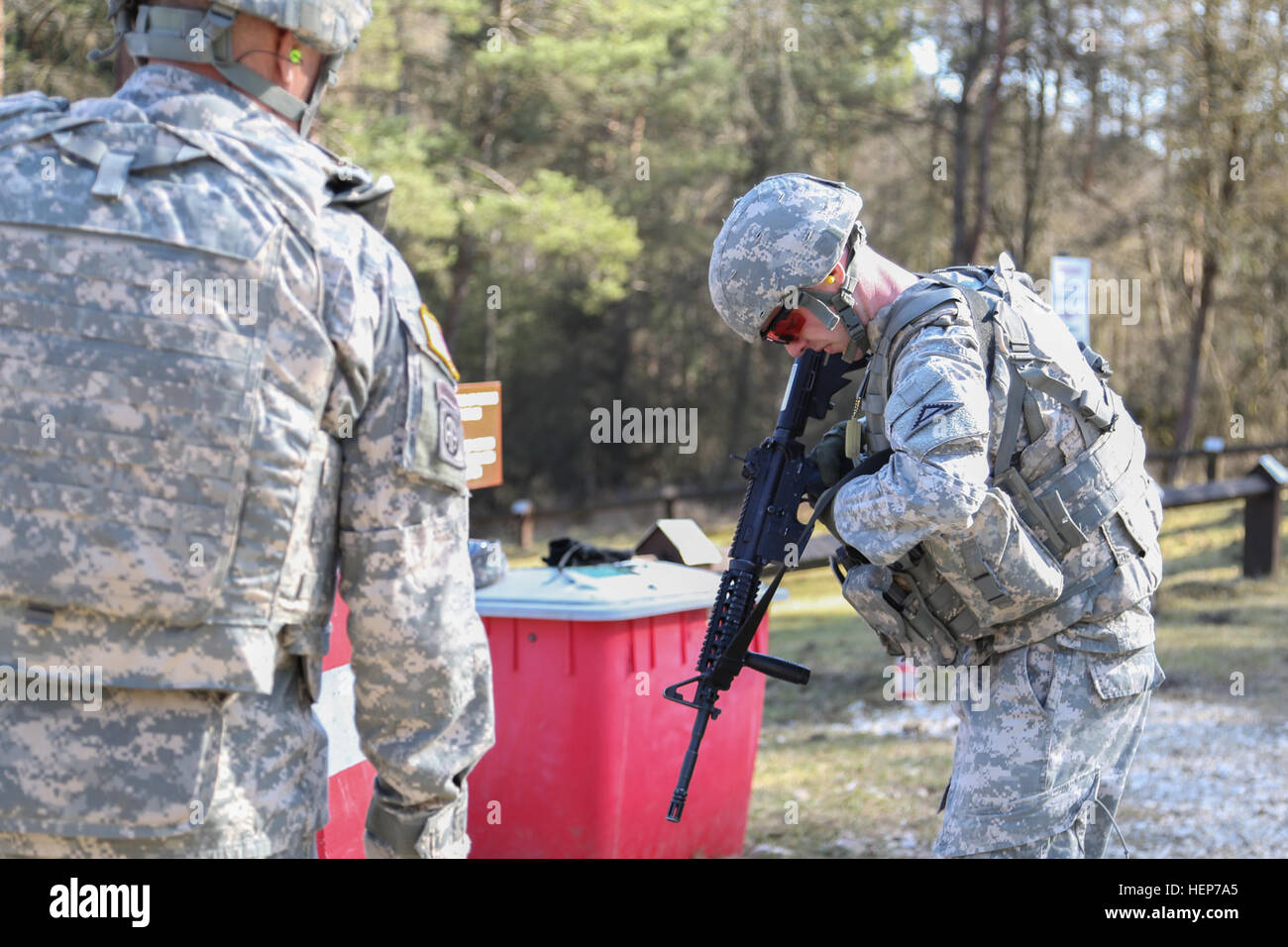 U.S. Army Sgt. Colin Vertress of Headquarters and Headquarters Company ...