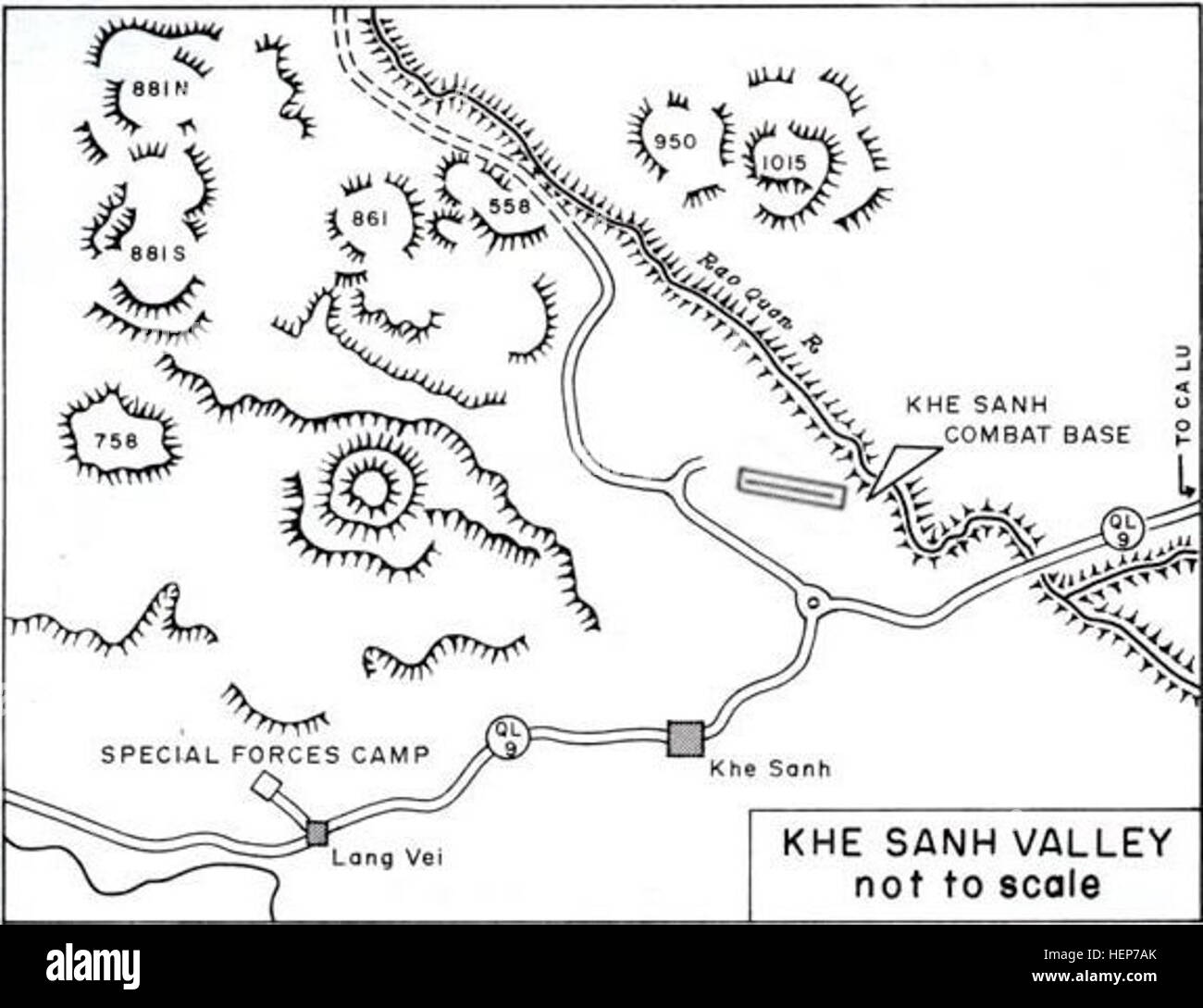 Khe sanh area map hi-res stock photography and images - Alamy