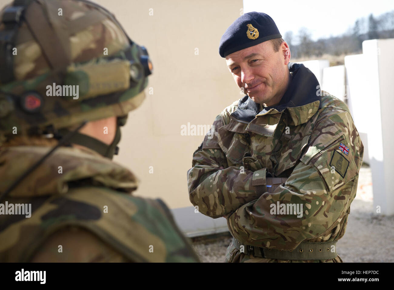 Officer cadets march royal military academy hi-res stock photography ...
