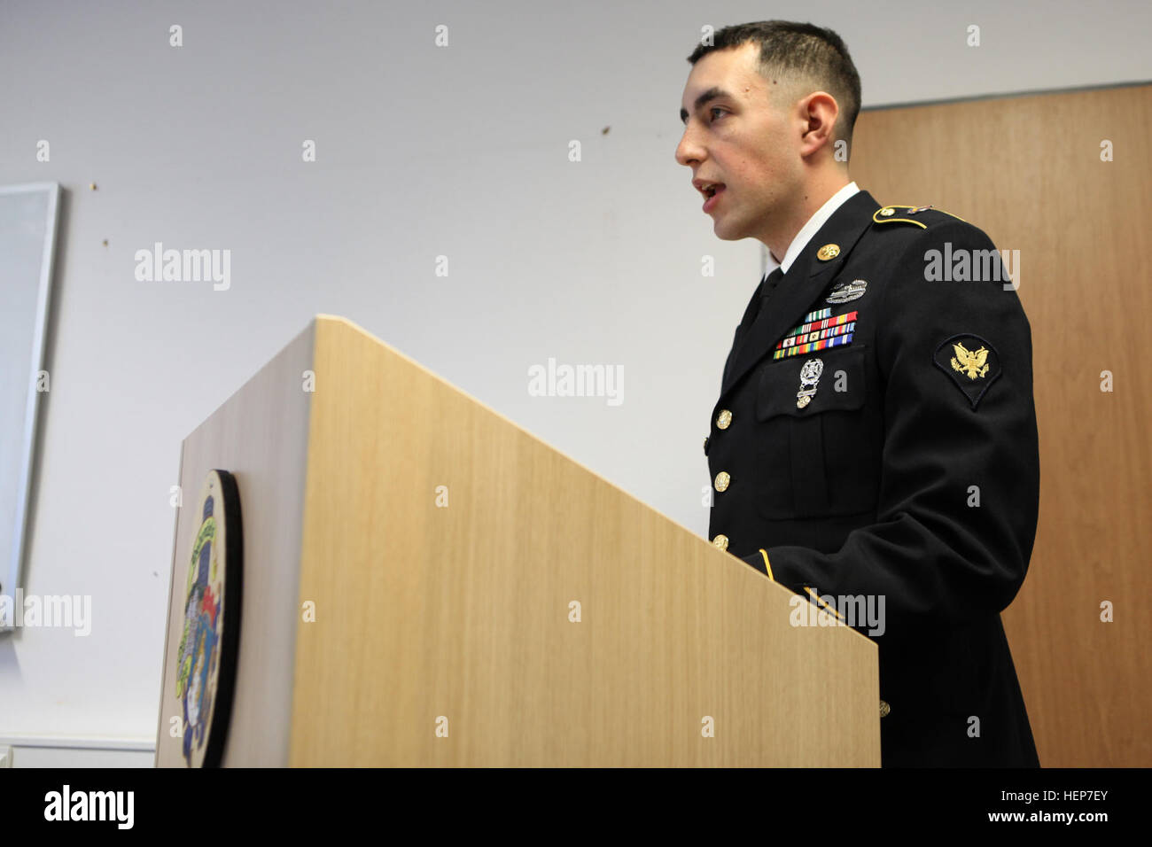 U.S. Army Spc. Brian Chaney of Viper Team, Joint Multinational ...