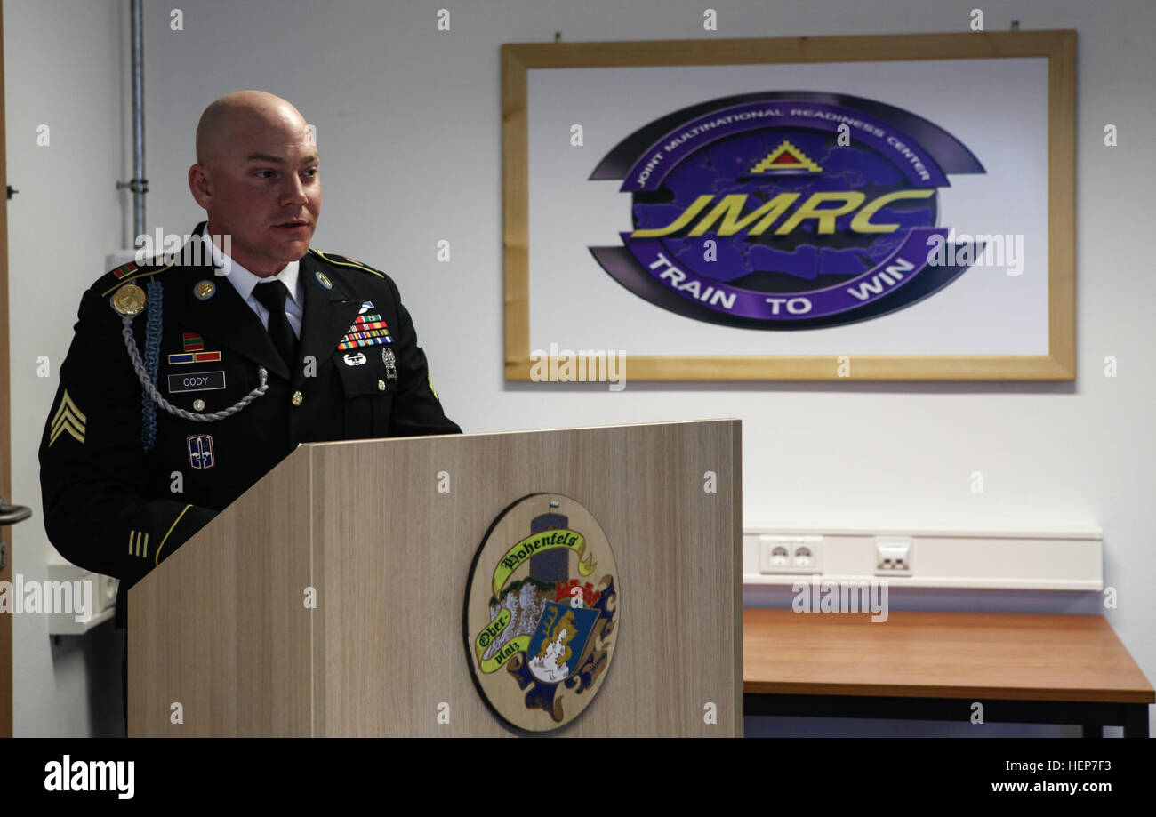 U.S. Army Sgt. Bryan Cody of Headquarters and Headquarters Company, 1st ...