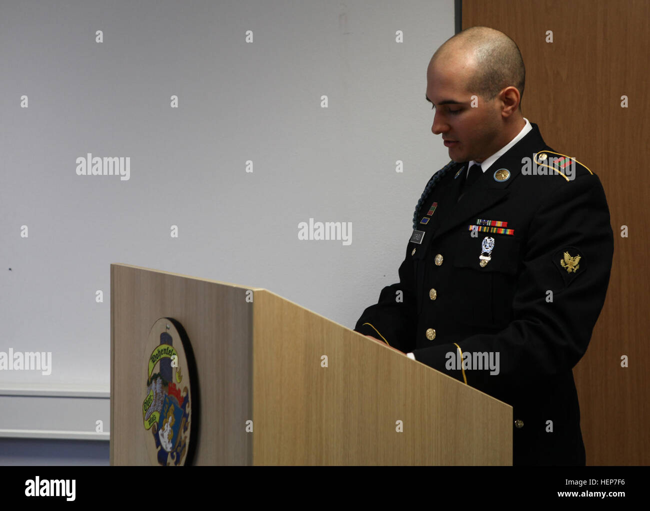 U.S. Army Spc. John Corley of Charlie Company, 1st Battalion, 4th ...