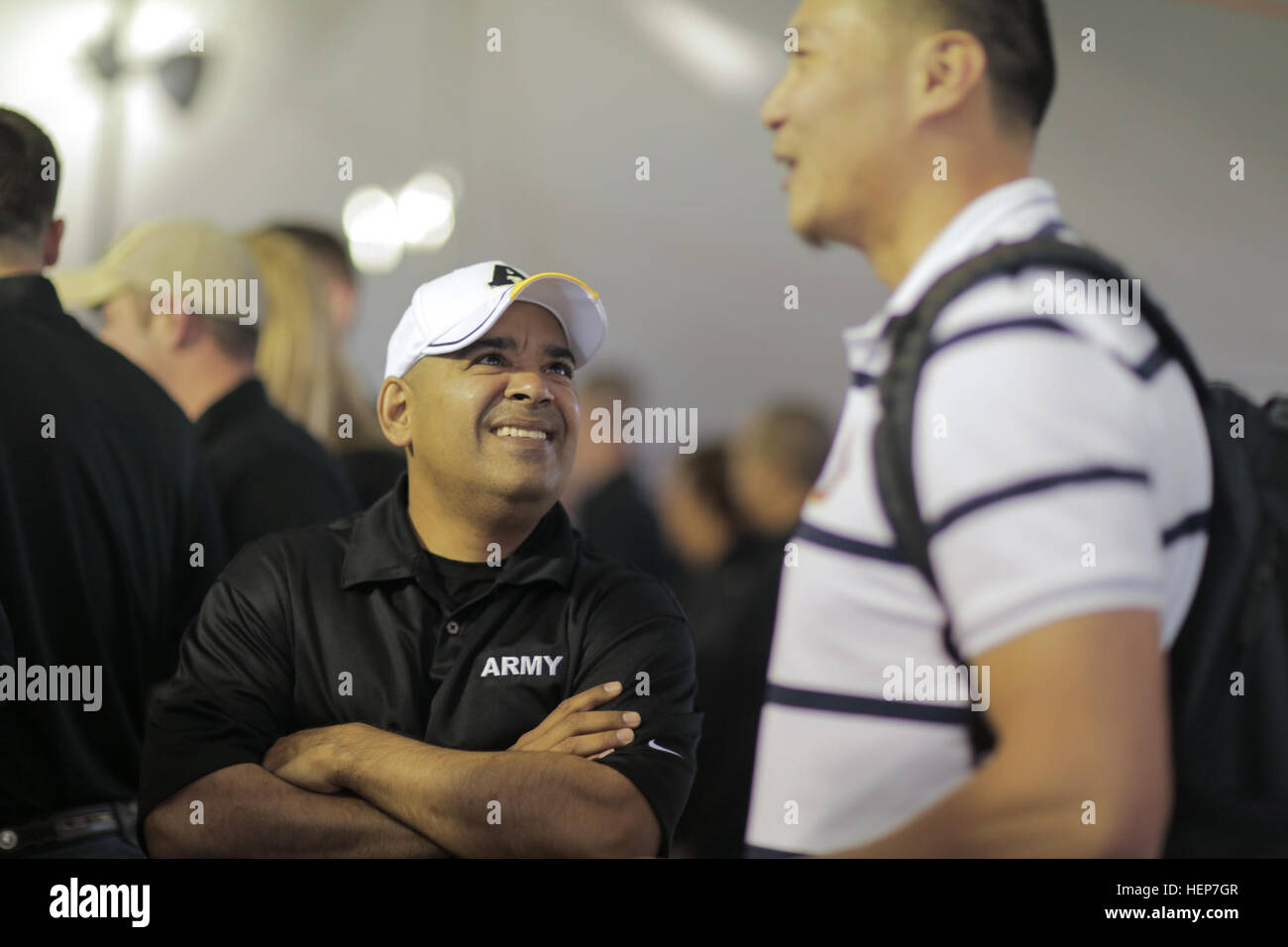 Sgt. Maj. Theodore Rivera, Warrior Transition Command, talks with ...
