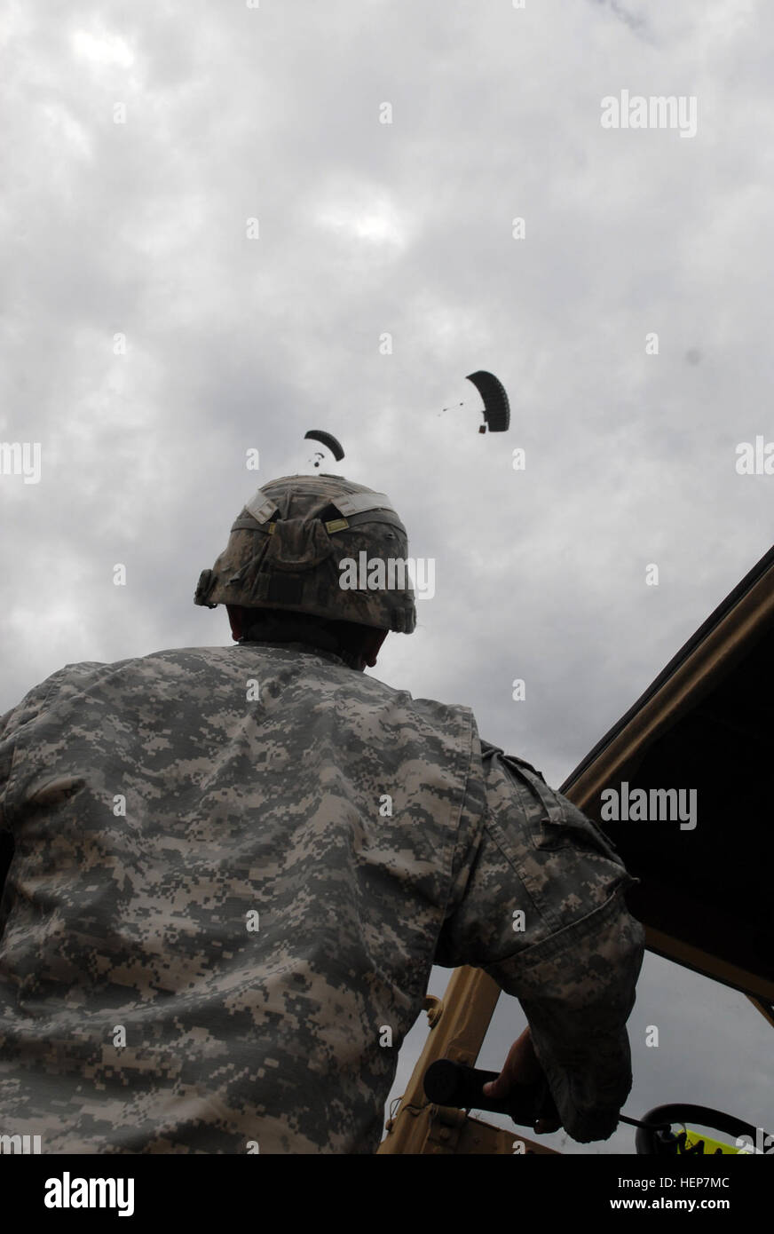 A parachute rigger with the 82nd Sustainment Brigade’s 11th ...