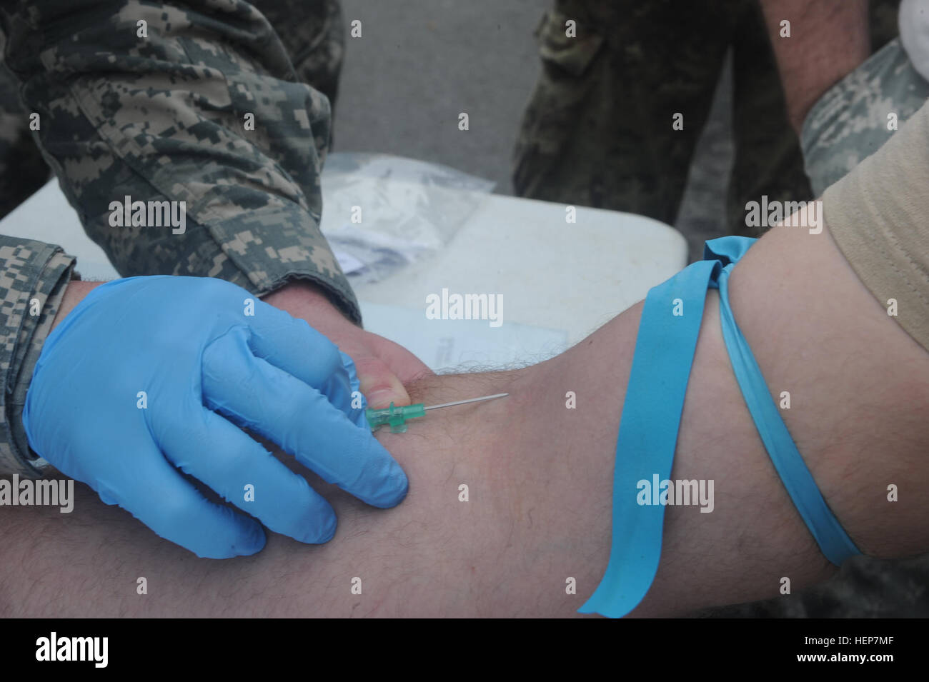 U.S. Army Spc. James Austin, of the 75th Combat Support Hospital Alpha ...