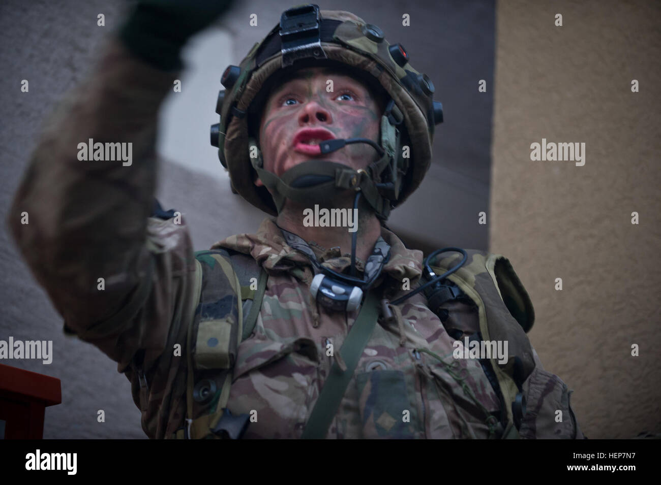 Officer cadets march royal military academy hi-res stock photography ...