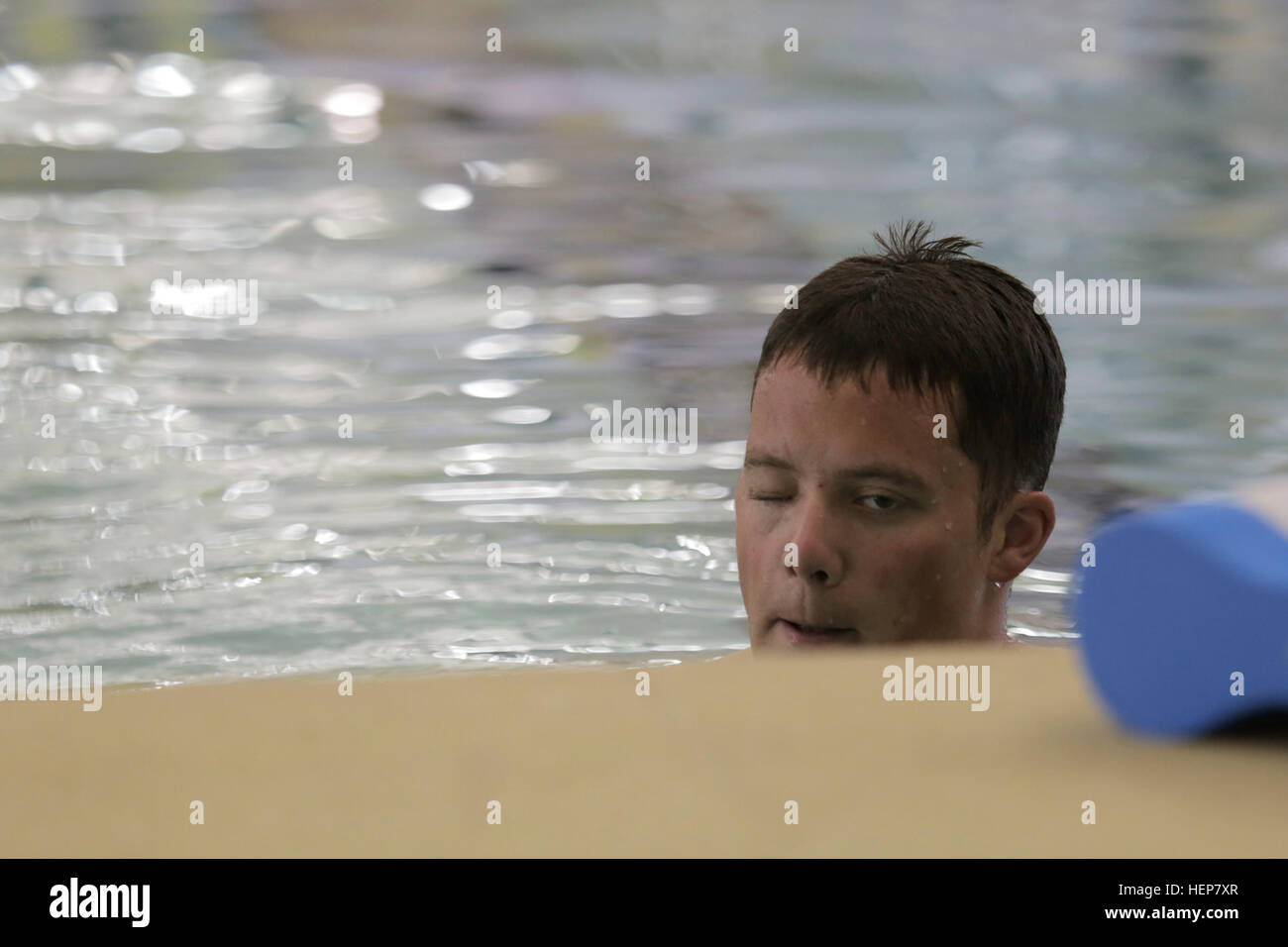 U.S. Army Cpl. Mathew Mueller of Fort Carson, Colo., prepares to ...