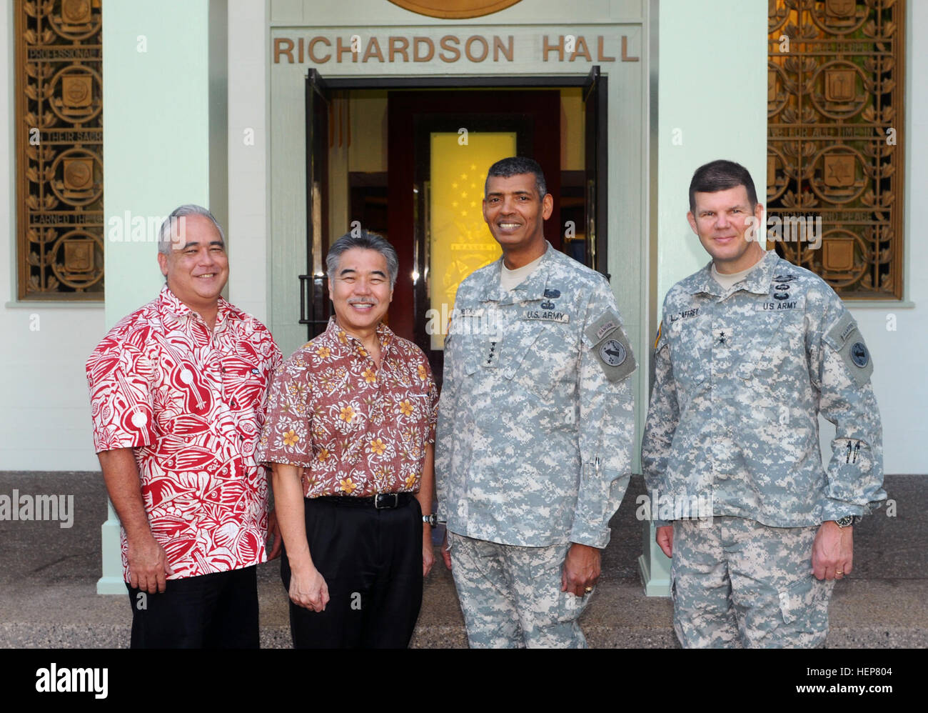 (From left to right) Mr. Mike McCartney, State of Hawaii Chief of Staff ...