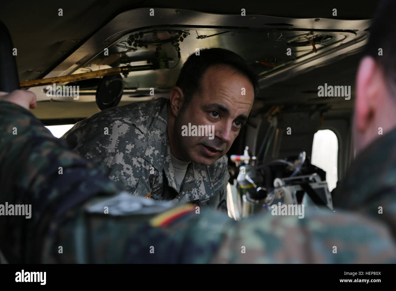 U.S. Army Sgt. 1st Class Freddie Forsythe with the 1st General Support ...