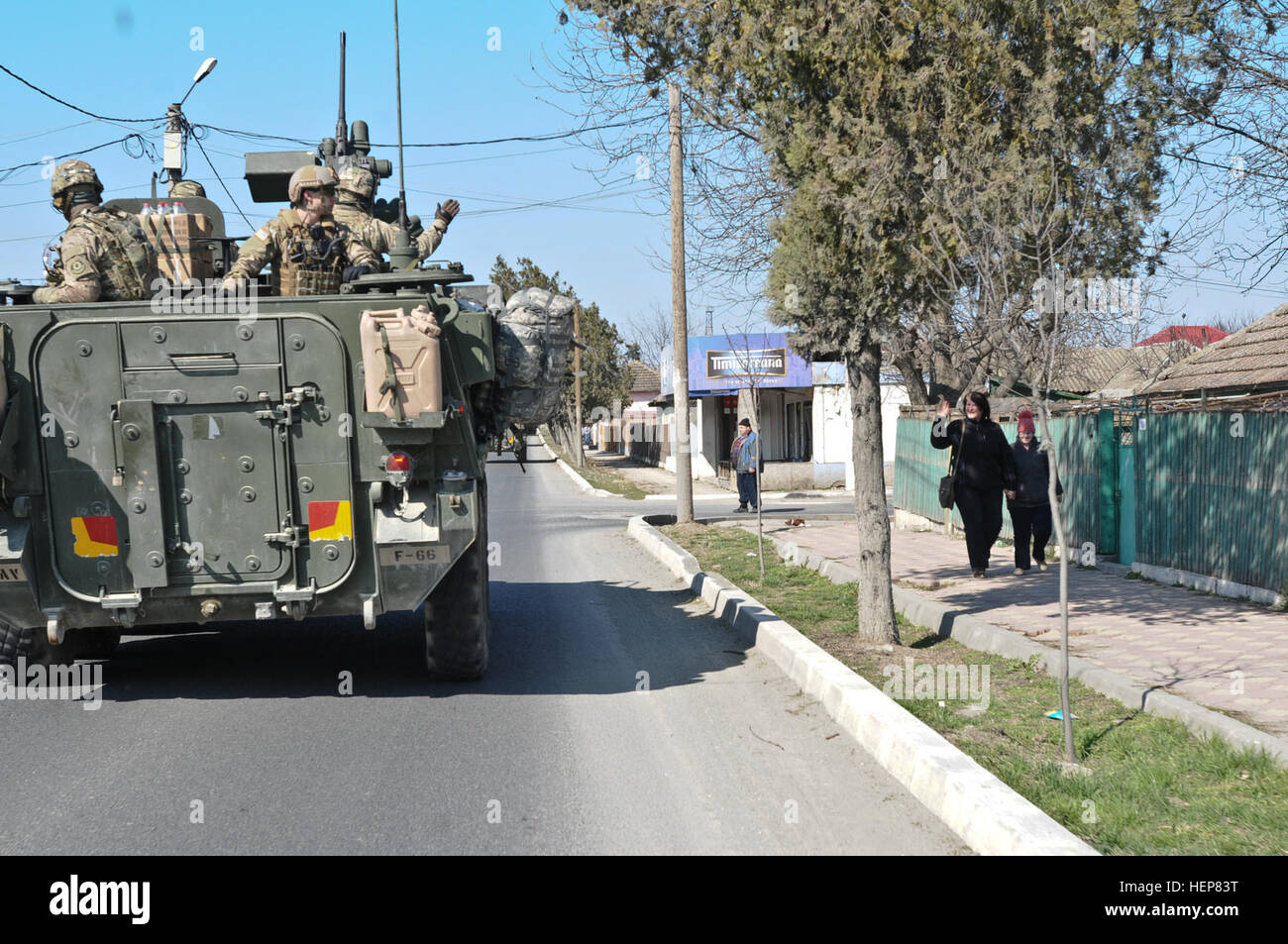Troopers from 2nd Squadron, 2nd Cavalry Regiment conduct a tactical ...